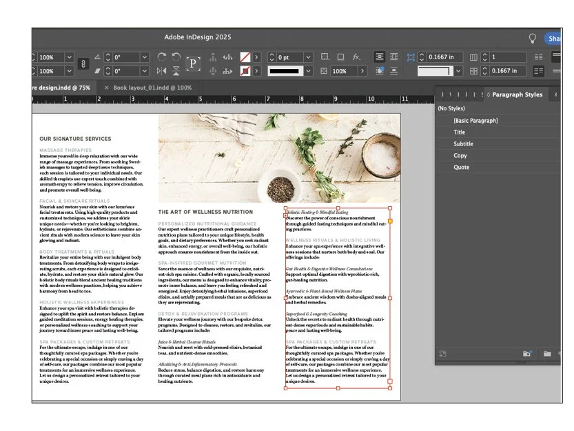 How to Design a Brochure in InDesign — Granada Creative Studio