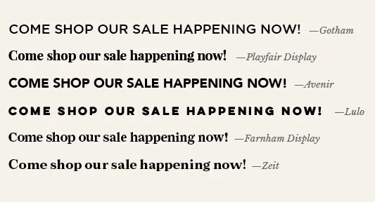 Good Typography Examples in Design — Granada Creative Studio
