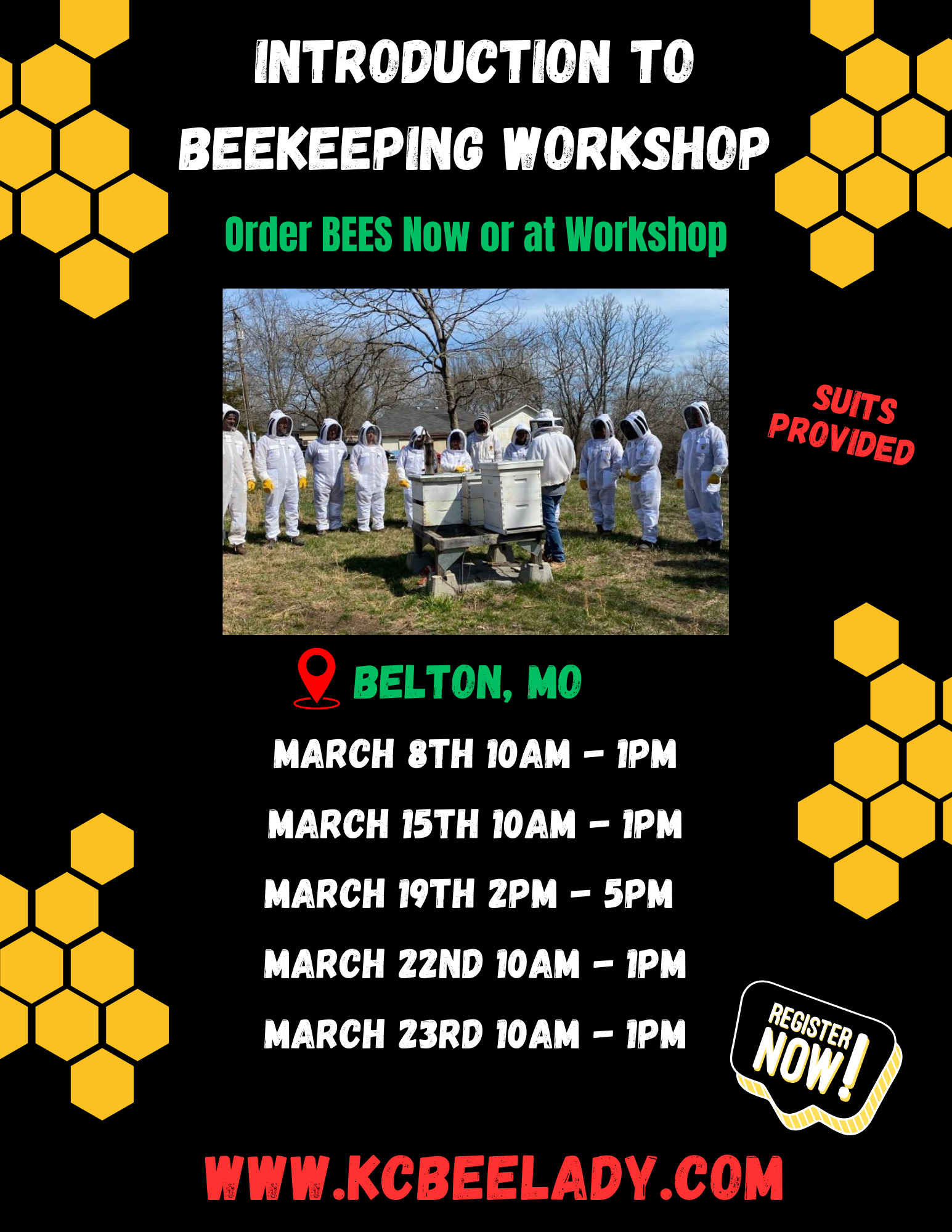 In Person Workshops — KC Bee Lady