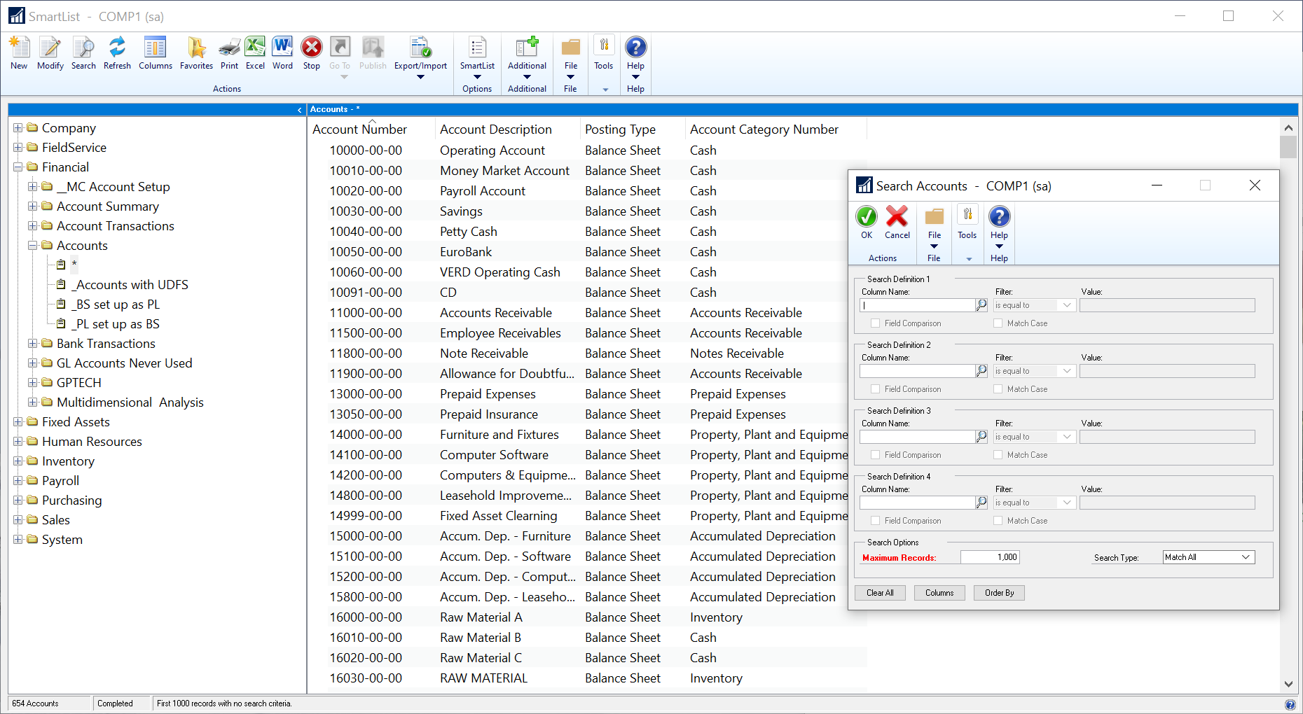 Compare GP SmartLists to Business Central List Pages — The Dynamics Mindset