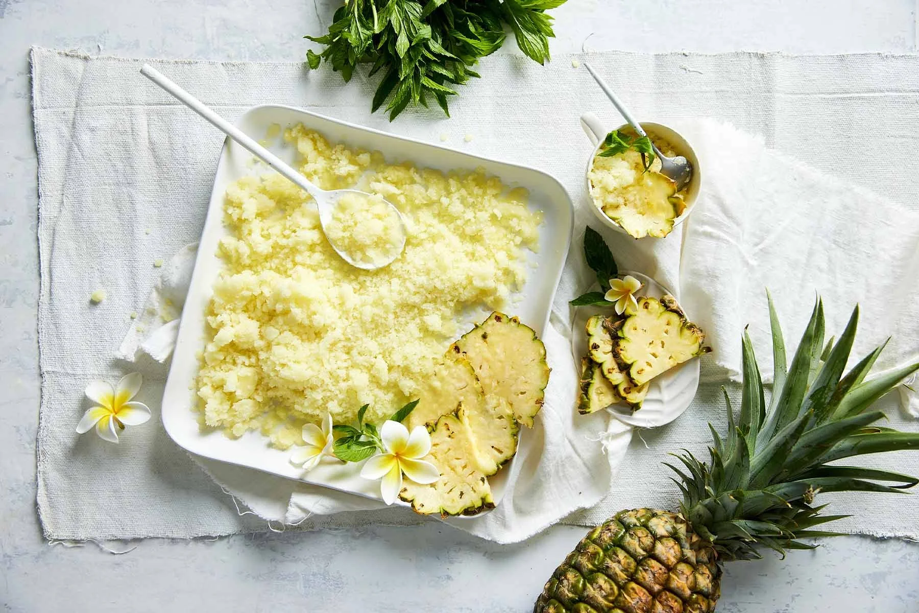 Pineapple & Ginger Granita — Australian Pineapples