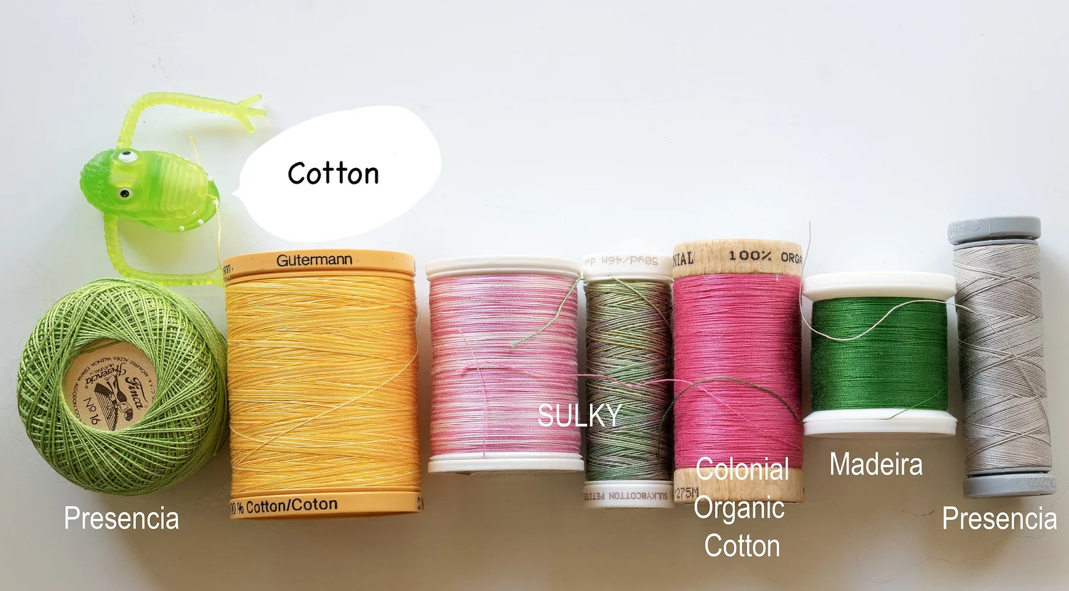 Types of Threads I Use — Katrin Vates Art