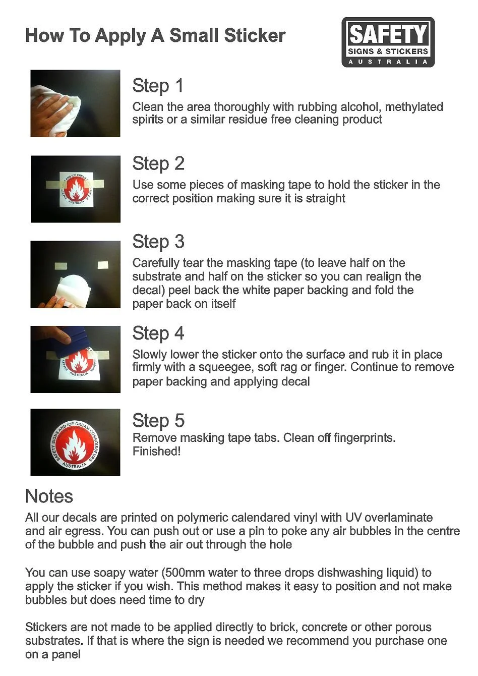 Instructions | Ensure Safety with Signage — Safety Signs and Stickers