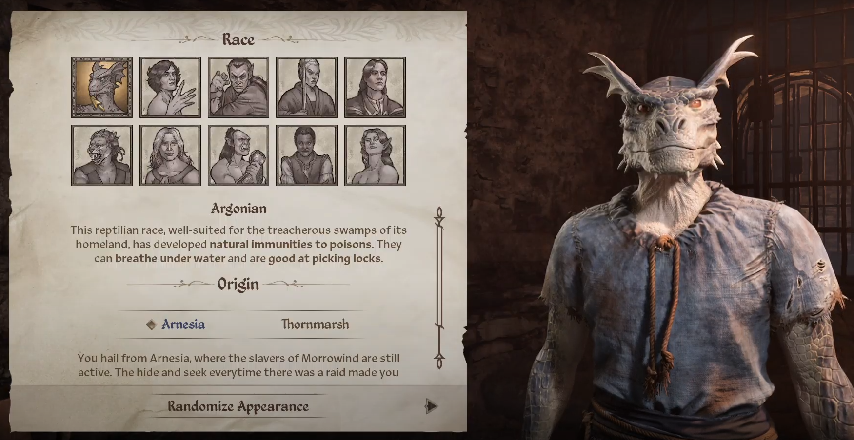 Oblivion Remastered Character Creation Guide & Origins