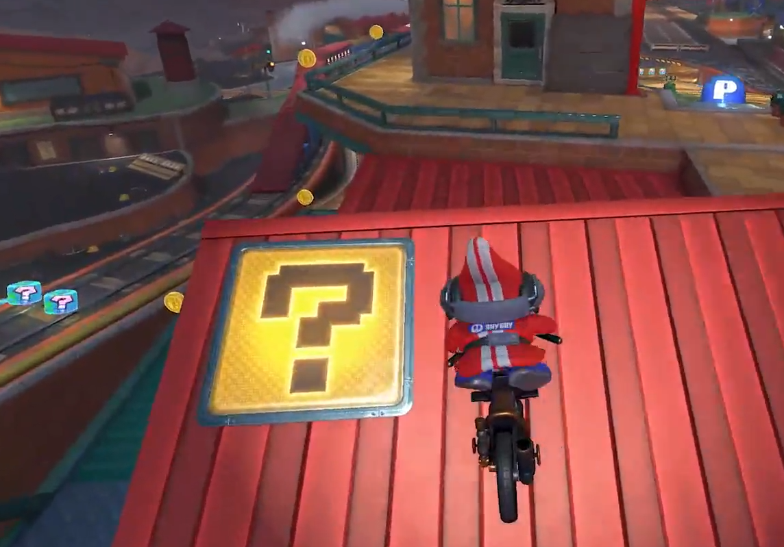 What Question Mark Panels Do in Mario Kart World