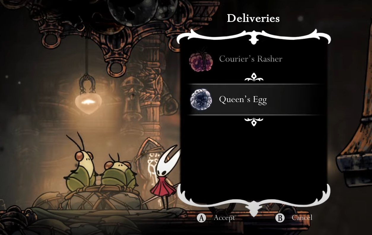 Hollow Knight Silksong Queen’s Egg Guide & Location (Delivery)