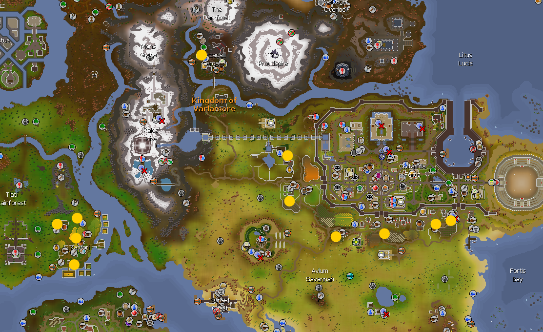 OSRS Master Farmer Varlamore Locations