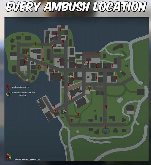 Schedule 1 Cartel Ambush Locations Map & How They Work