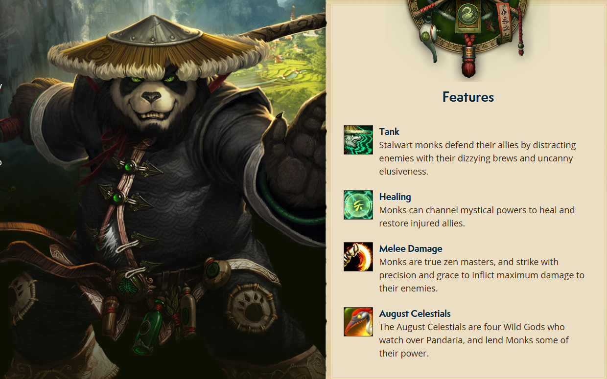 WoW Best Monk Race for Horde and Alliance