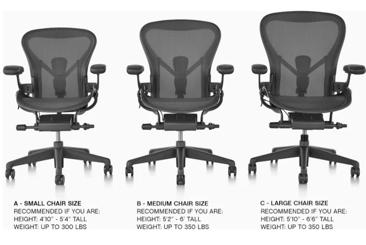 How to Choose the Right Size for Your Herman Miller Aeron Chair ...