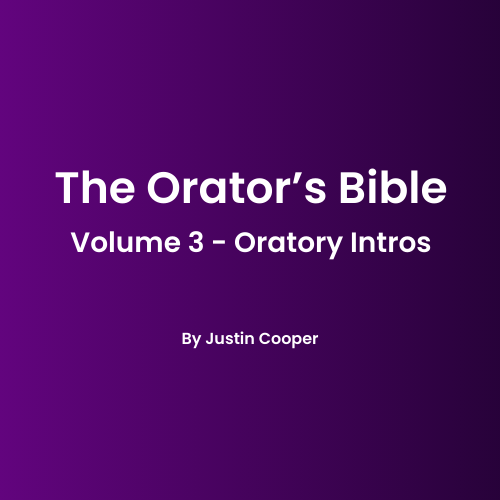 Original Oratory — Justin Cooper Speech