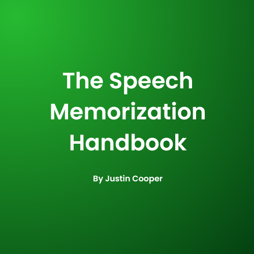 General Speech — Justin Cooper Speech