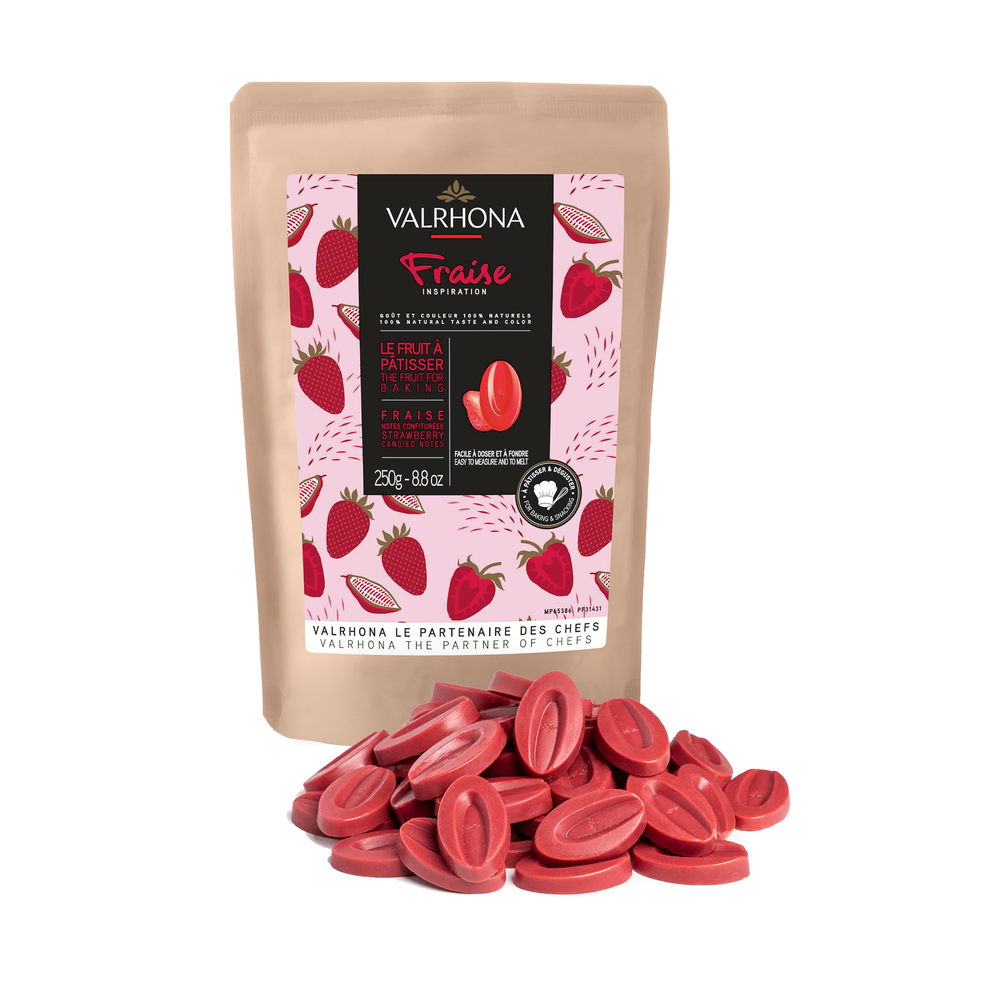 Valrhona Inspiration Feves (Strawberry, Passionfruit, Raspberry, or ...