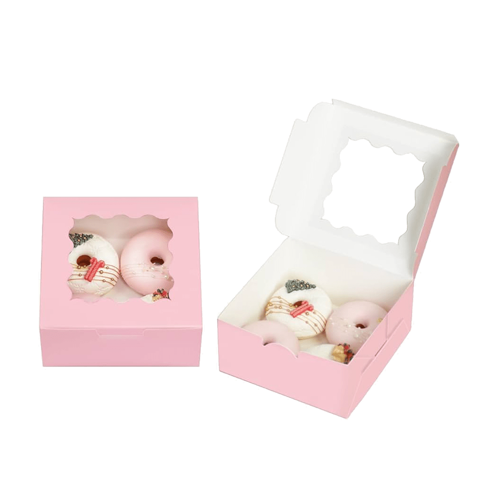 Pink Bakery Boxes with Window — Erin Jeanne McDowell