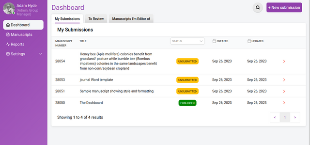 Lesson 8: The Dashboard — Kotahi Docs