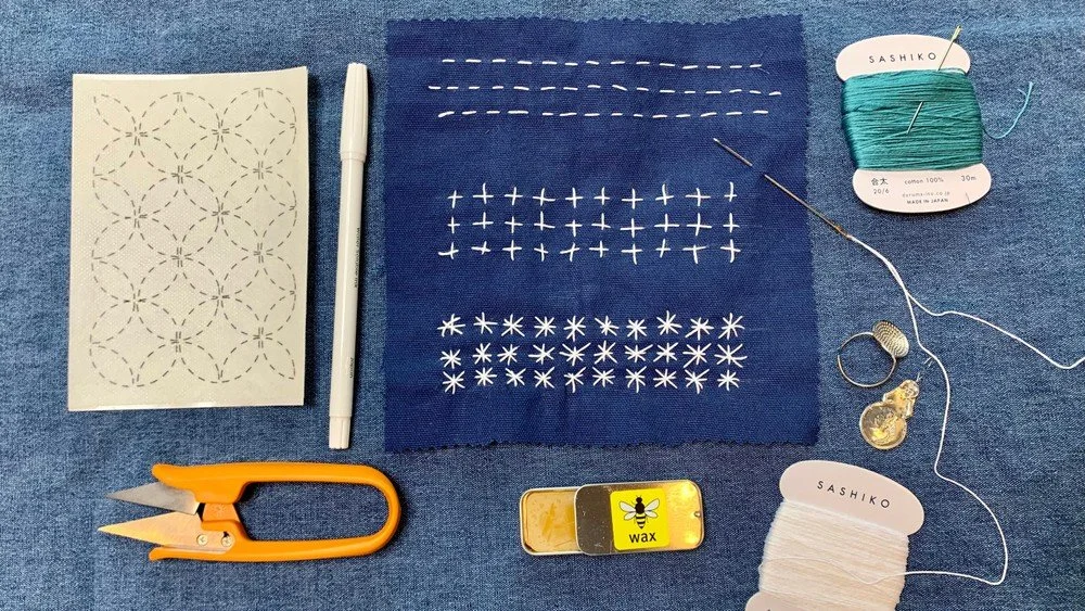 Sashiko Mending — The Works Seattle
