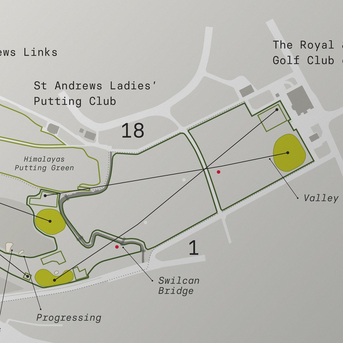 Golf course illustrations by Megumi Kiyama — Megumi Kiyama Illustrations