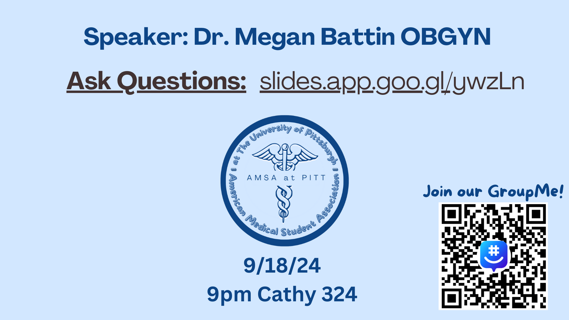 Meeting Materials — AMSA at Pitt