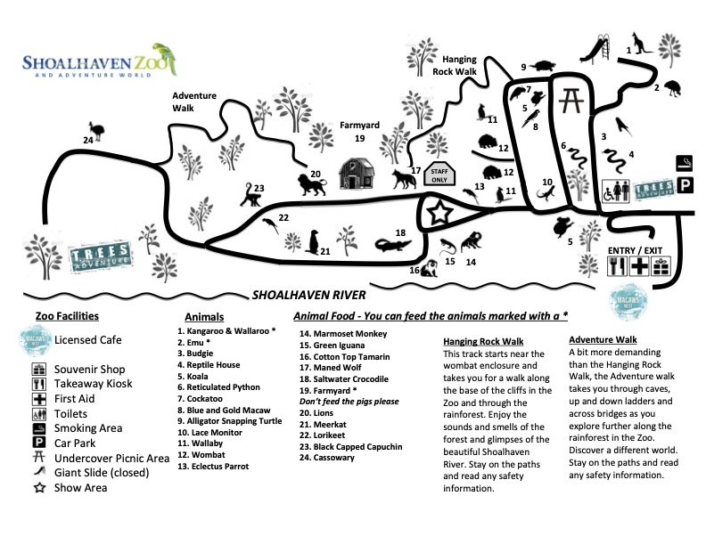 Plan Your Visit — Shoalhaven Zoo
