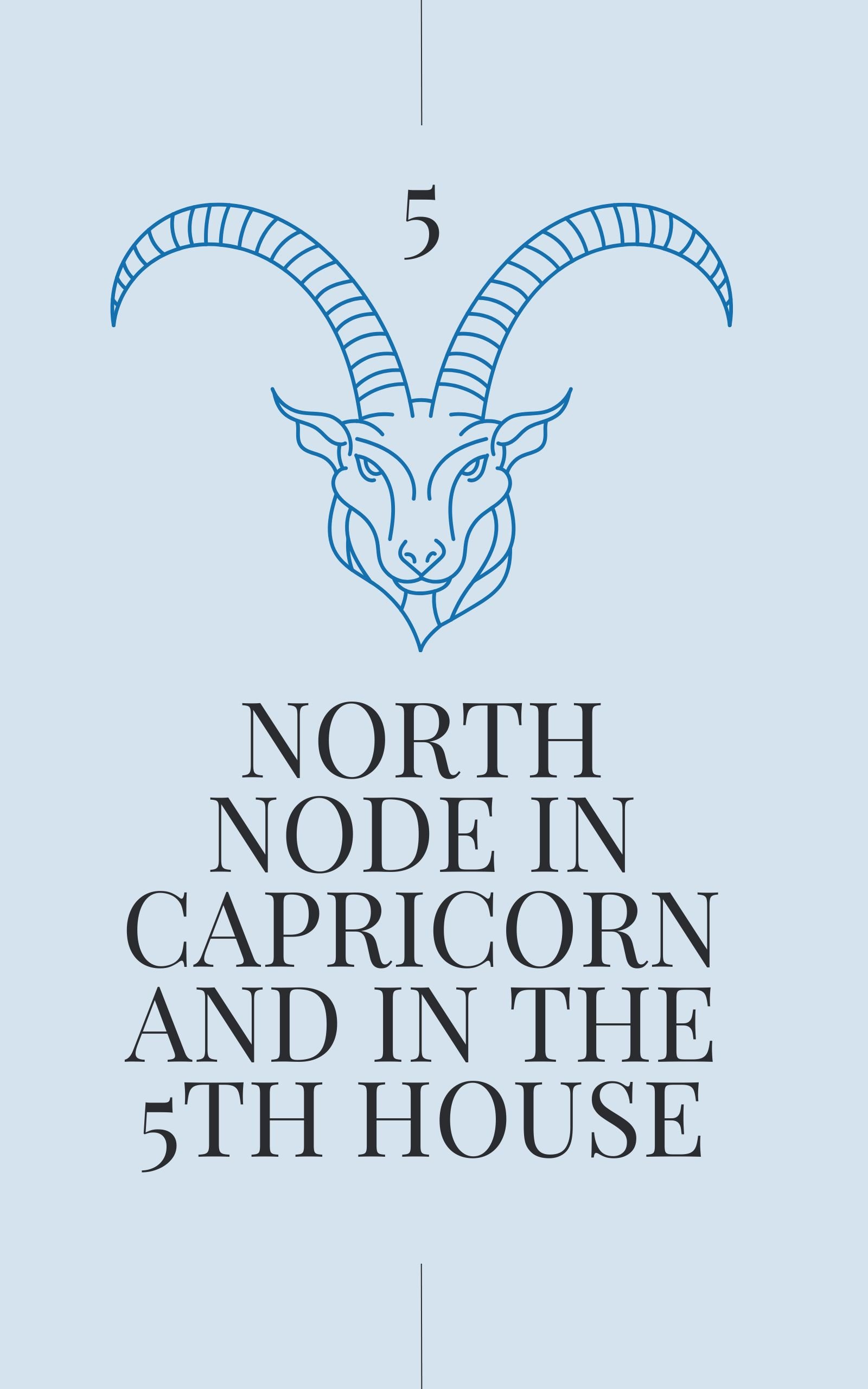 North Node in Capricorn in the 5th House — North Nodes, Both Sign and House