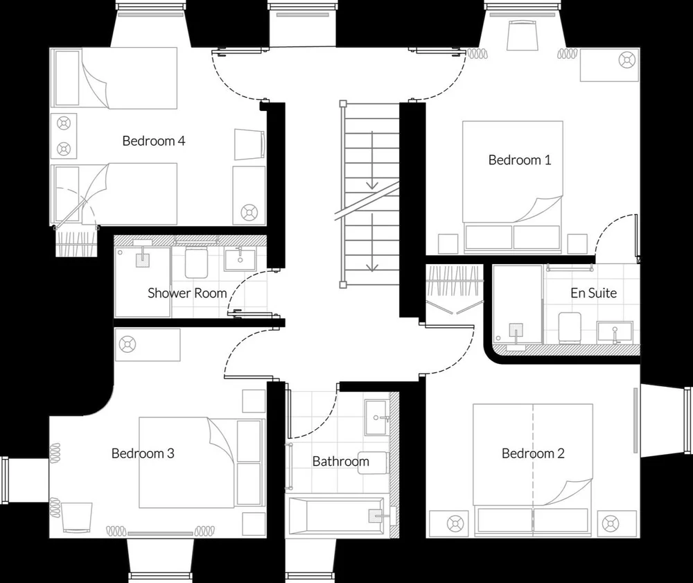 Bron Y Gadair Farmhouse — Wern Holiday Cottages