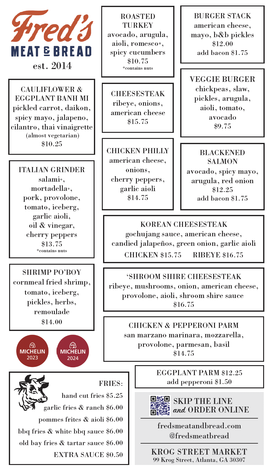 FRED’S MEAT & BREAD