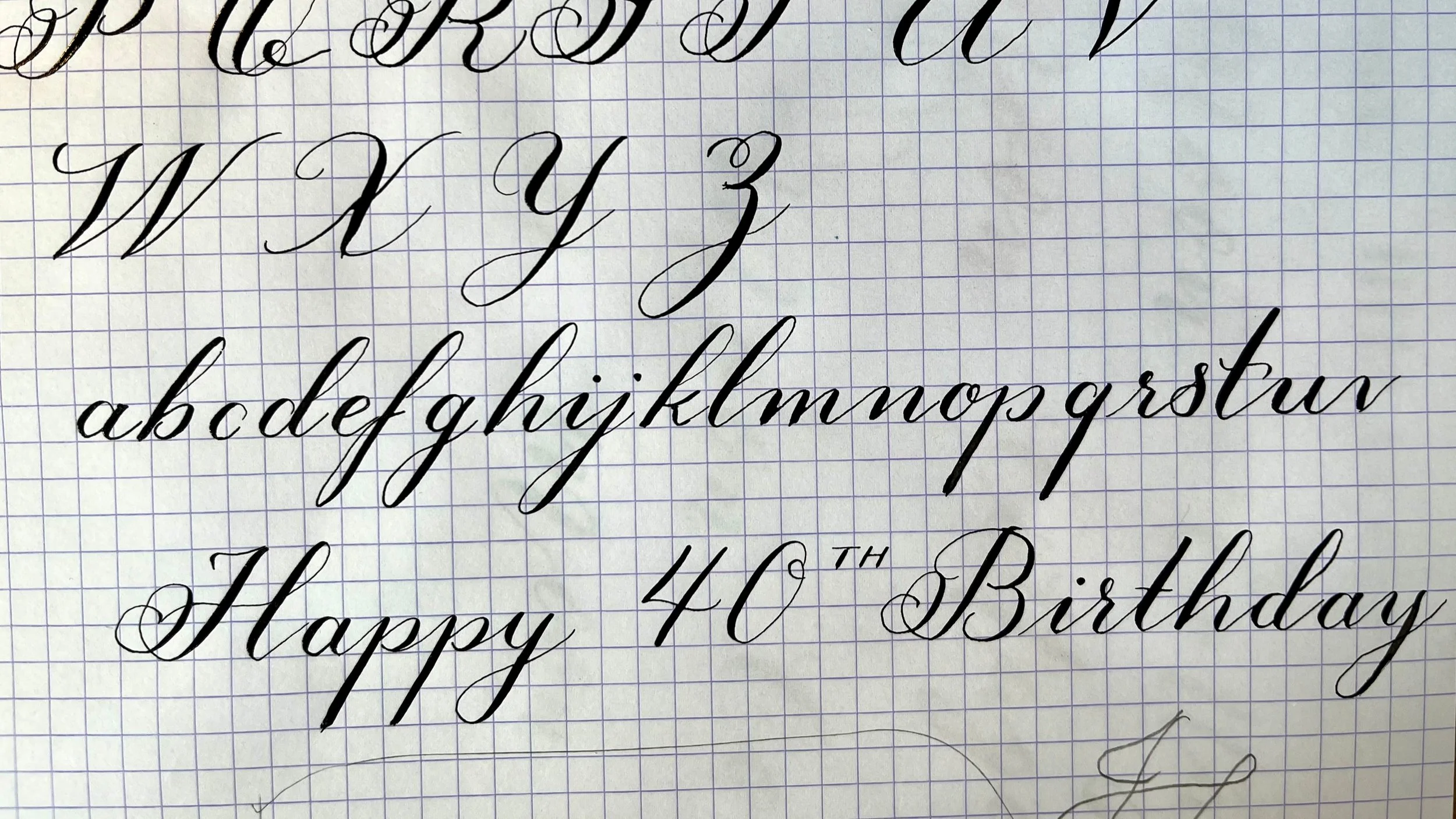 10-min Calligraphy Warm-ups — Grá Calligraphy & Design