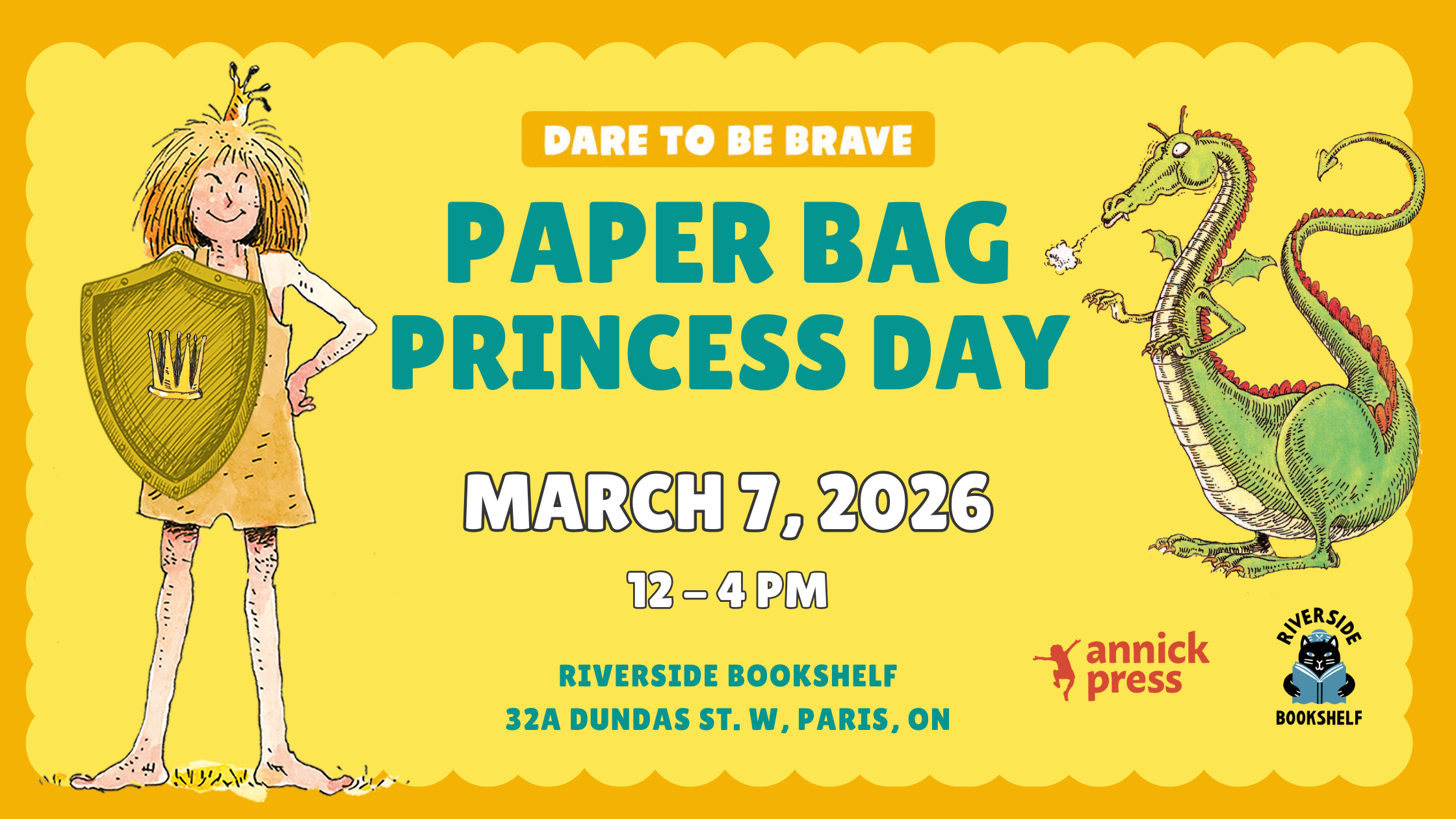 Paper Bag Princess Day 2026 — Riverside Bookshelf