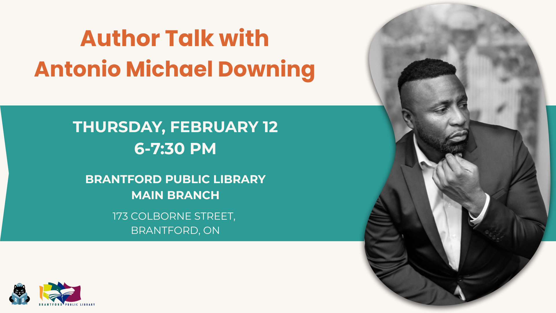 Author Talk with Antonio Michael Downing — Riverside Bookshelf