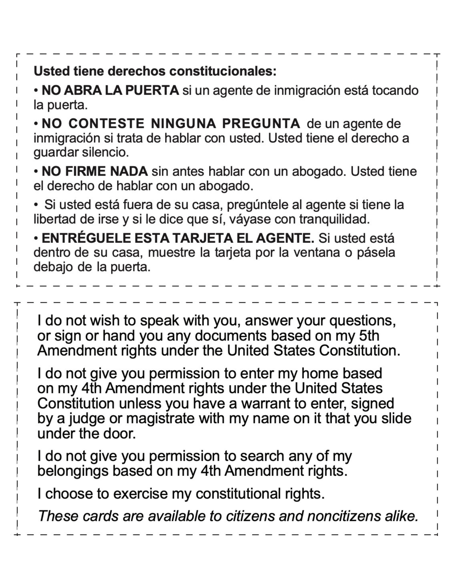 Know Your Rights | Conoce Tus Derechos — Aliento