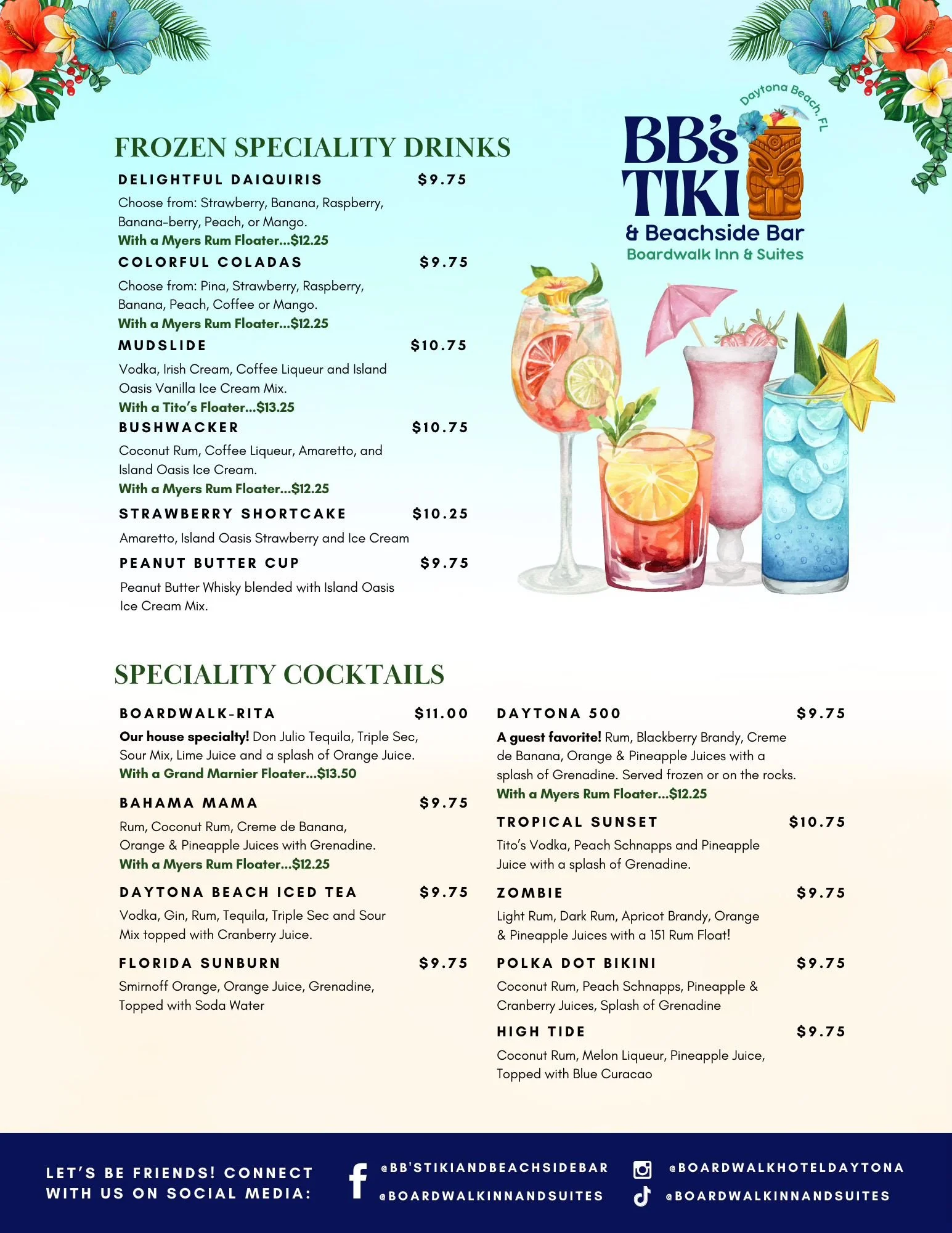 BB's Tiki & Poolside Bar | Boardwalk Inn and Suites Bar | Daytona Beach ...
