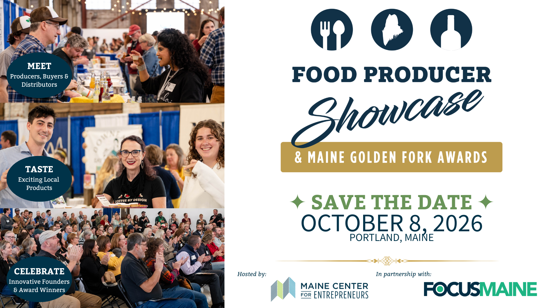 Maine Food Producers Showcase & Golden Fork Awards — Maine Center for ...