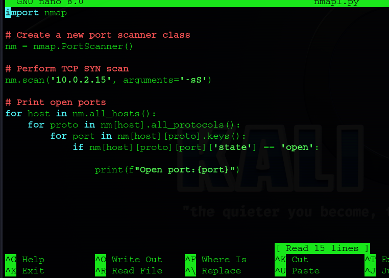 Network Reconnaissance Scripting — Skuxxxnet