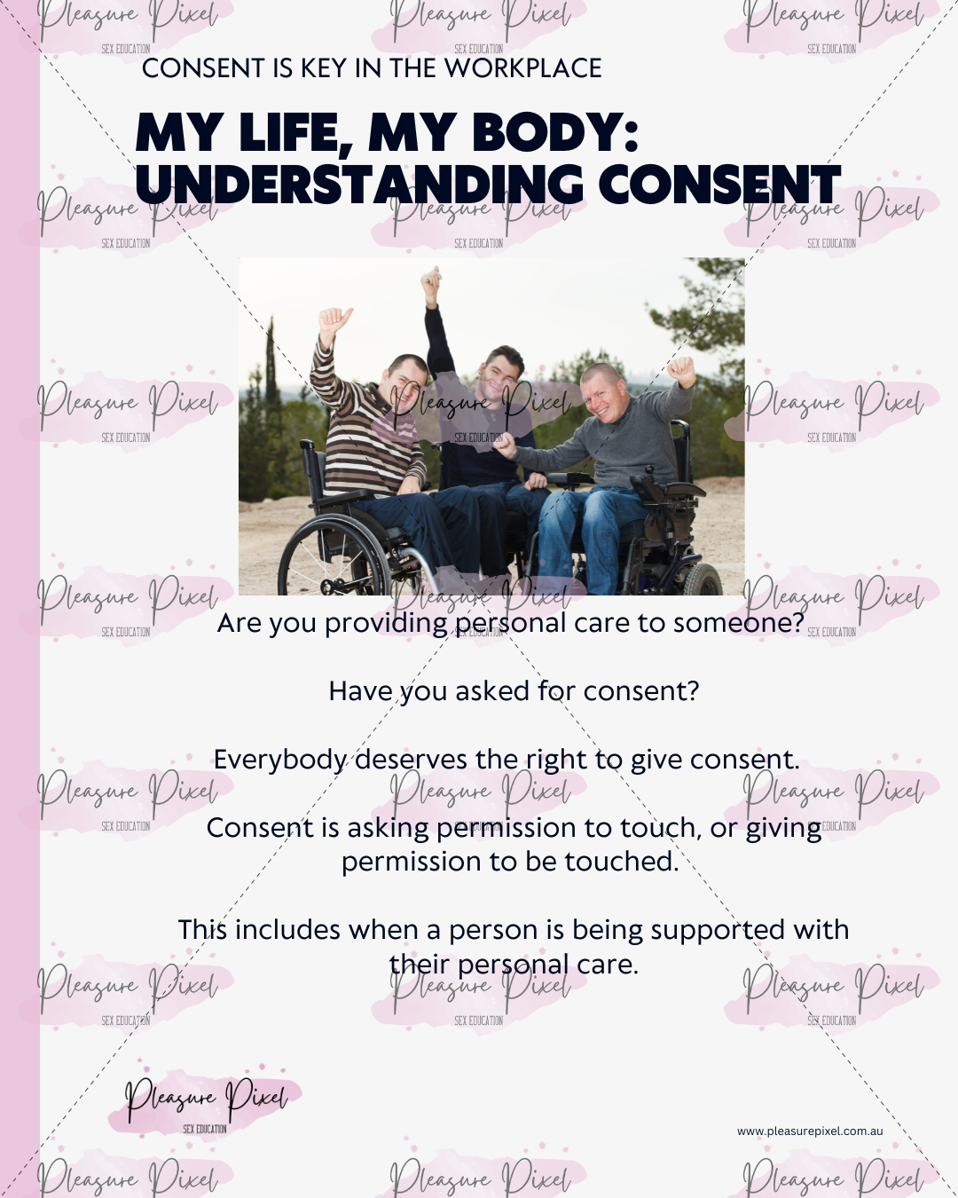 Consent in the Workplace - Printable Poster — Pleasure Pixel