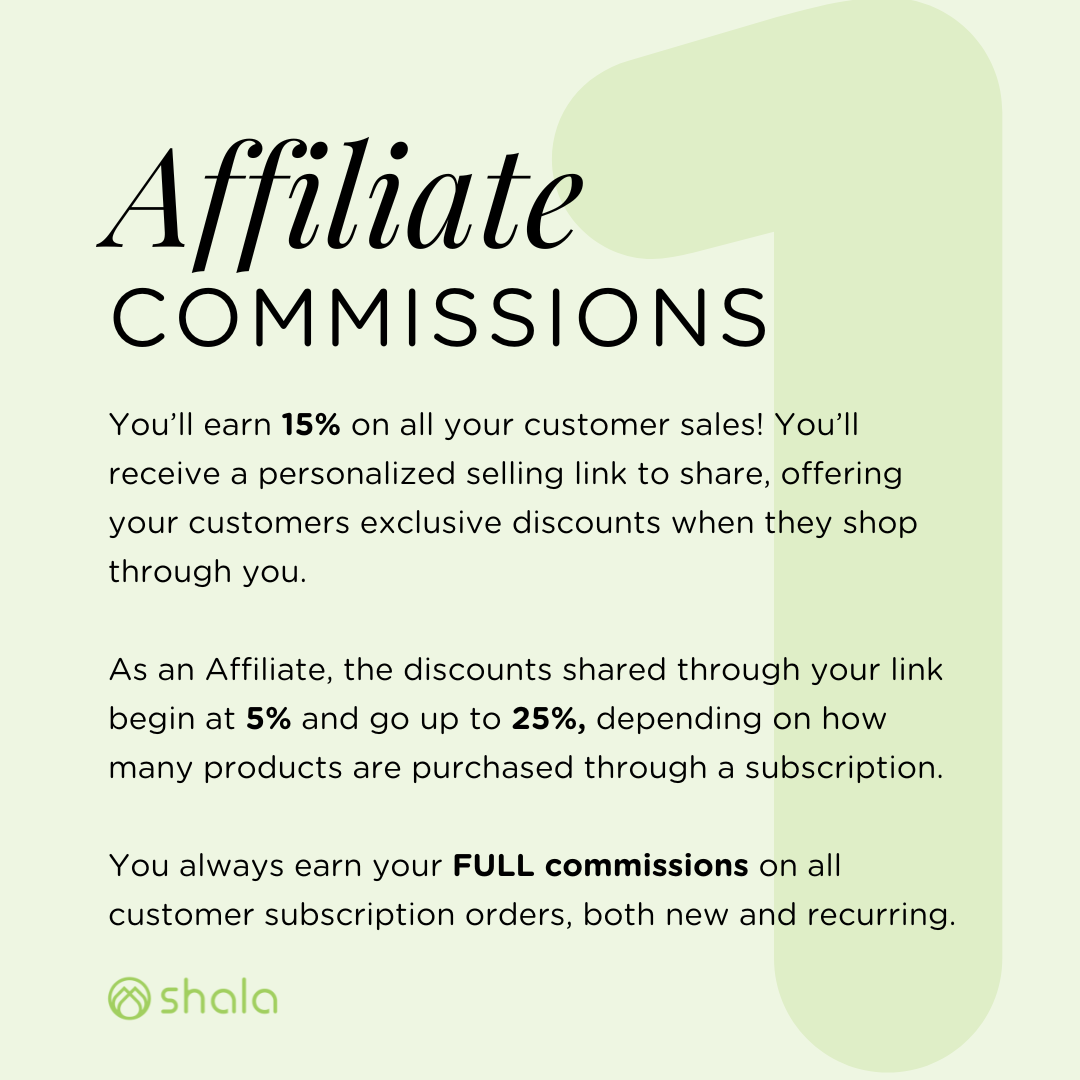Affiliate Application — Shala