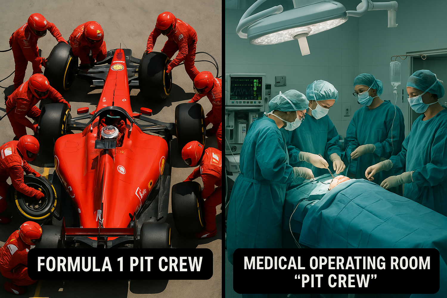 F1 Pit Crew vs. Medical Crew: Who’s the Ultimate Performance Machine ...