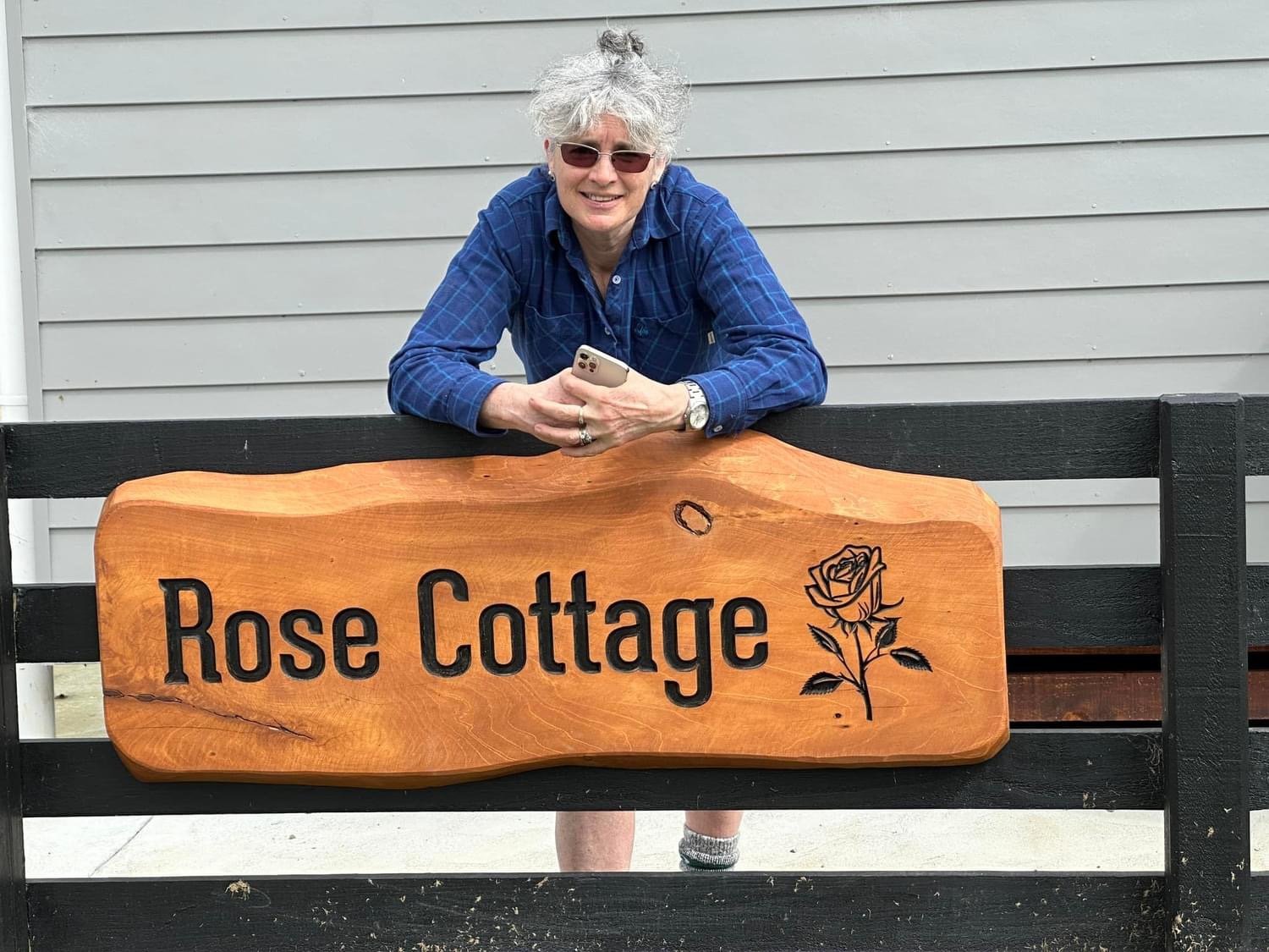 Custom wooden property signs — Woodpecker Signs