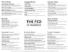 Brunch — THE FED OF WARWICK