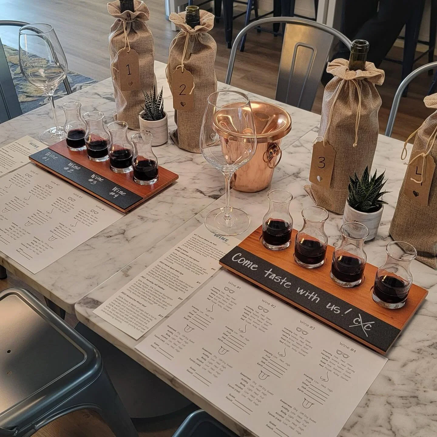 Menu 1 — Hidden Harbor Wine Library