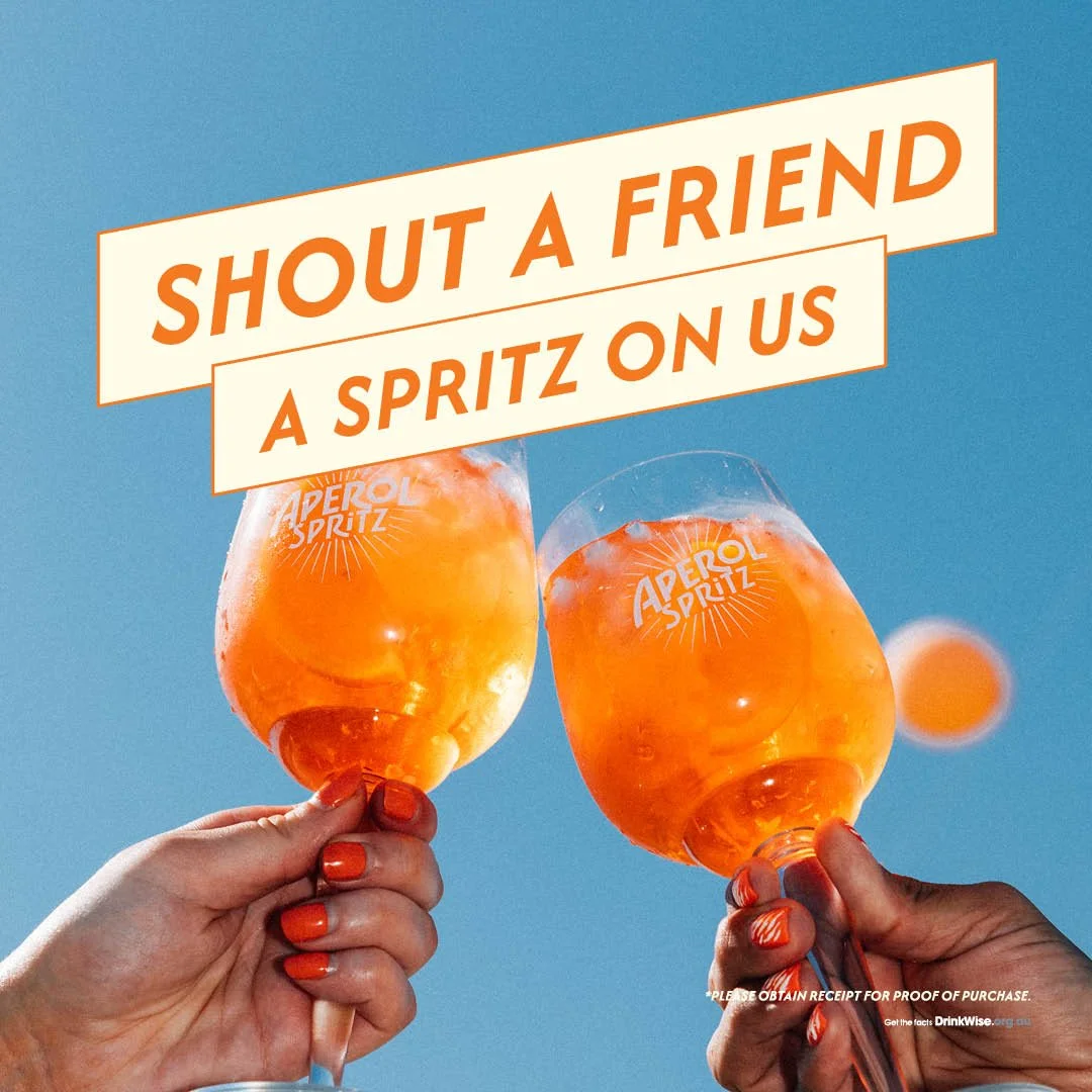 Aperol spritz Shout — Cronulla RSL