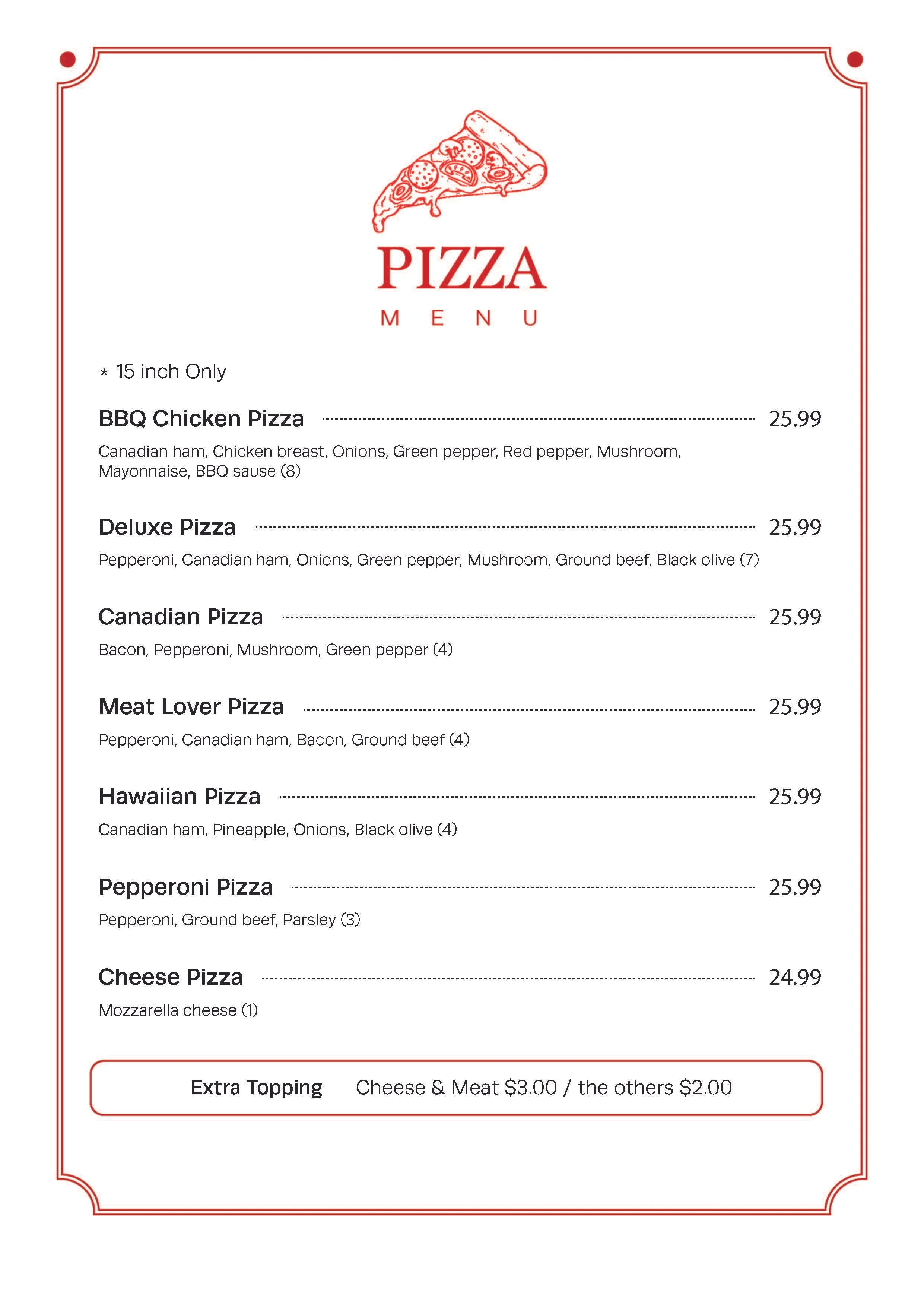 Food — Spruce Woods Inn