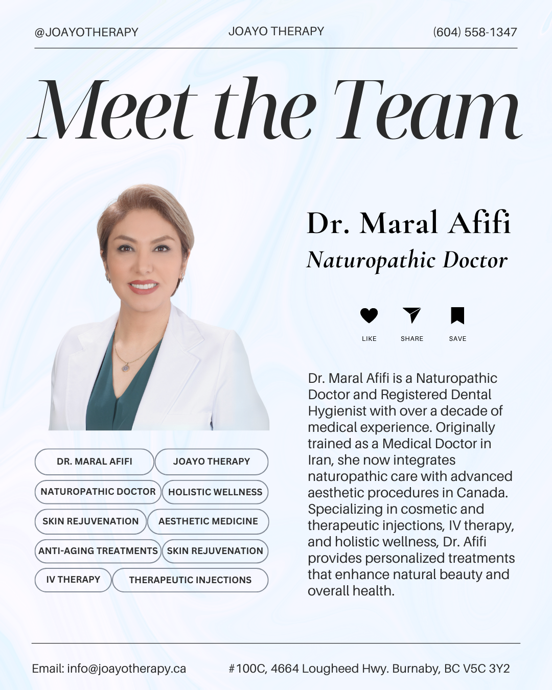 Botox in Burnaby | Dysport Summer Special at Joayo Therapy — Joayo Therapy