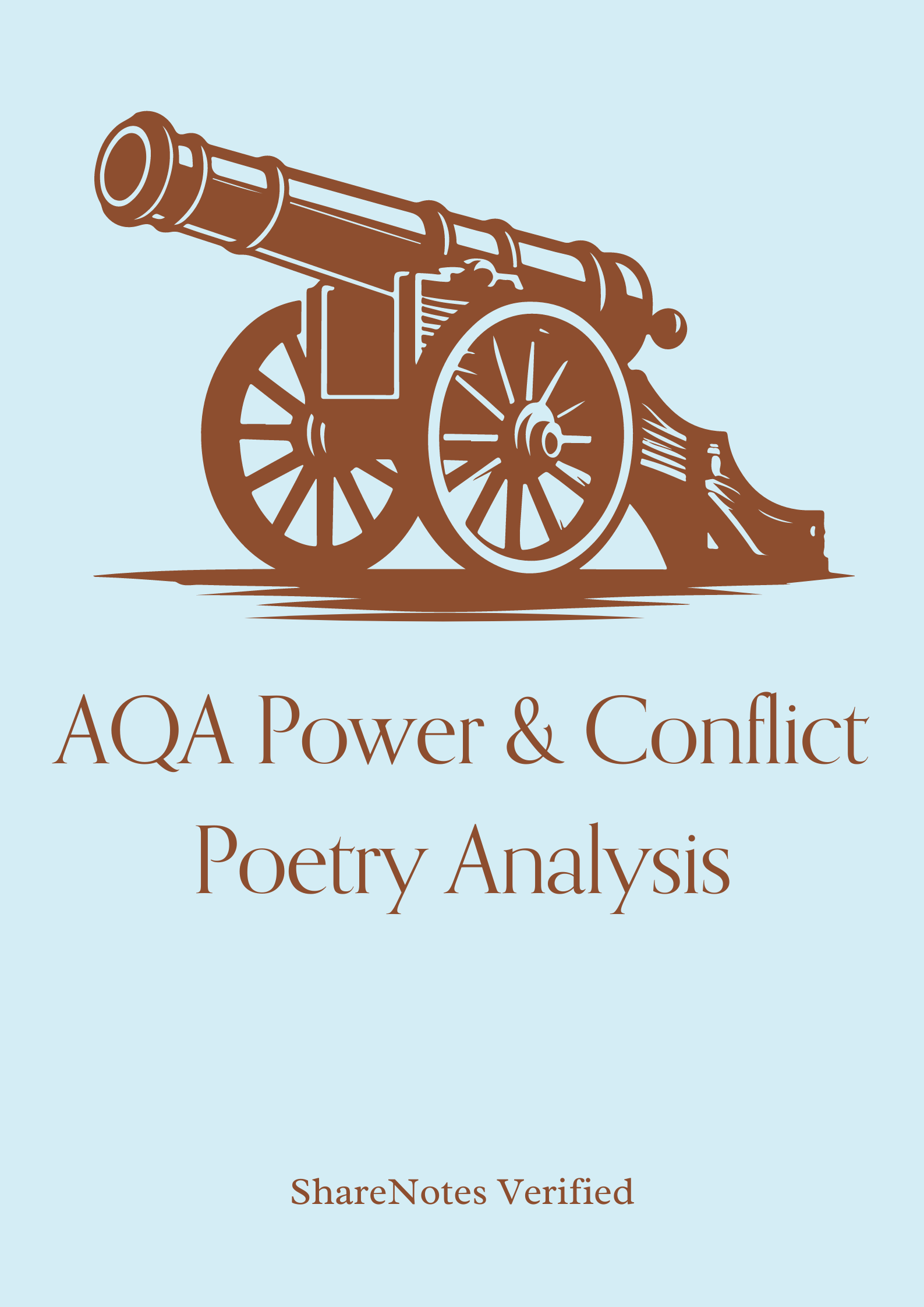 AQA Power and Conflict Collection Poetry Notes — ShareNotes