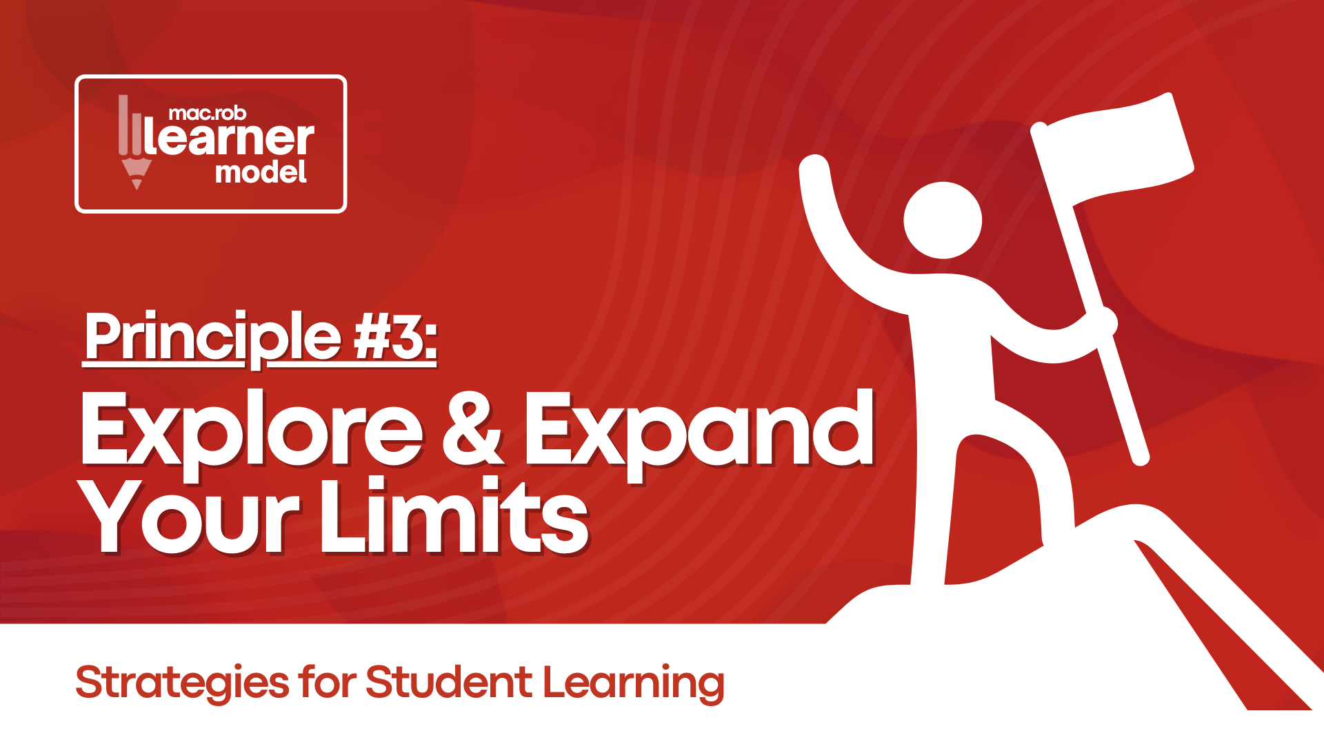 Principle #3 | Explore & Expand Your Limits — Mac.Rob Learner Model