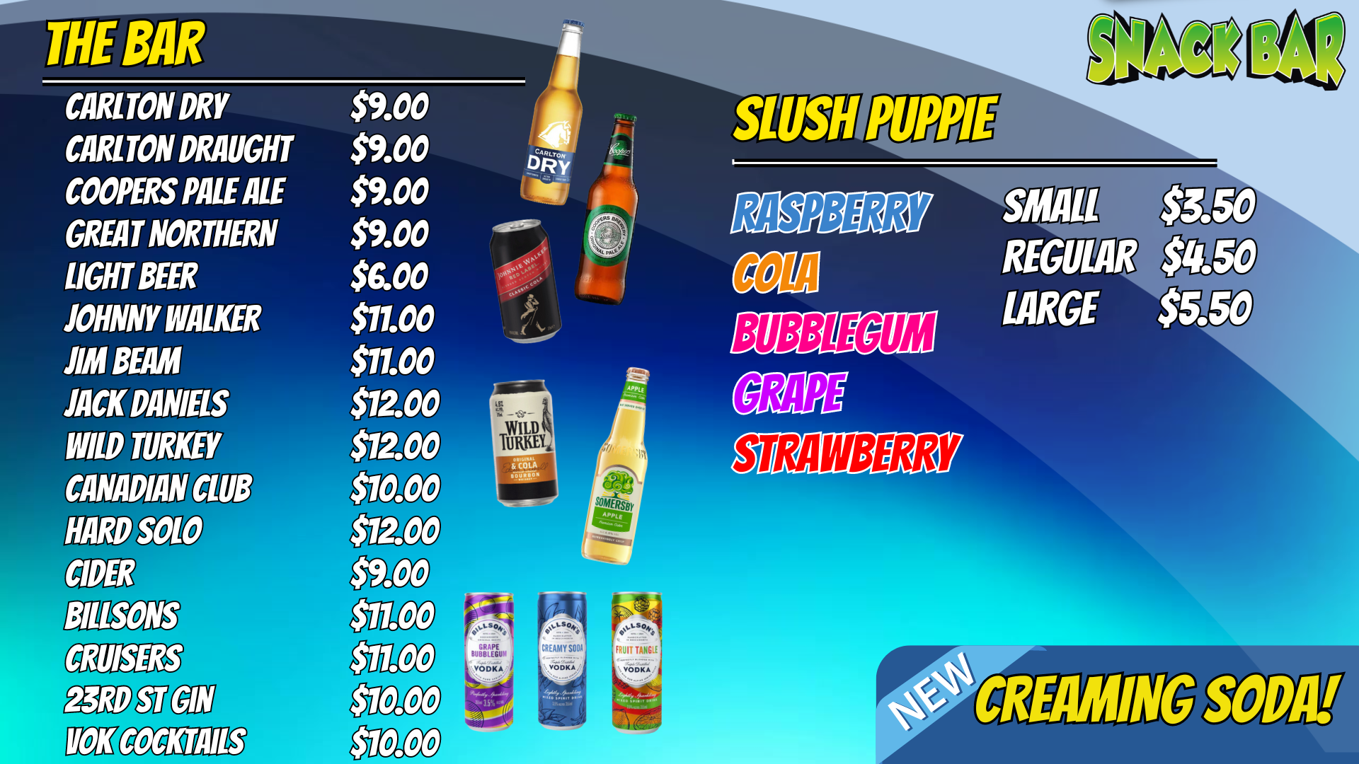 Snack Bar — Kaboom Family Entertainment