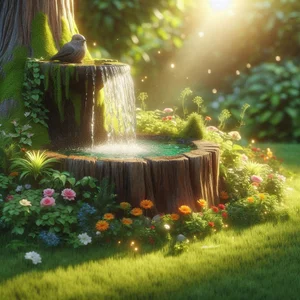 15 Short Tree Stump Ideas for Outdoor Decor