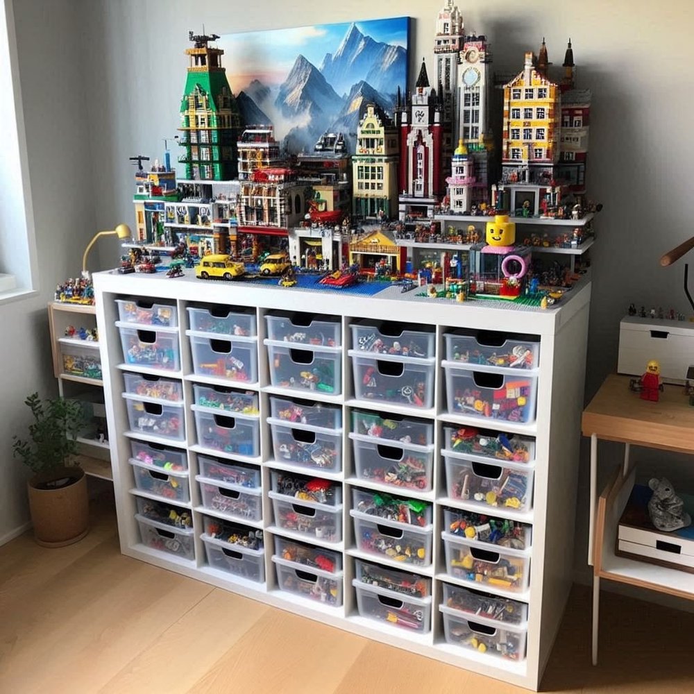 15 Clever LEGO Storage Ideas for Neat Spaces