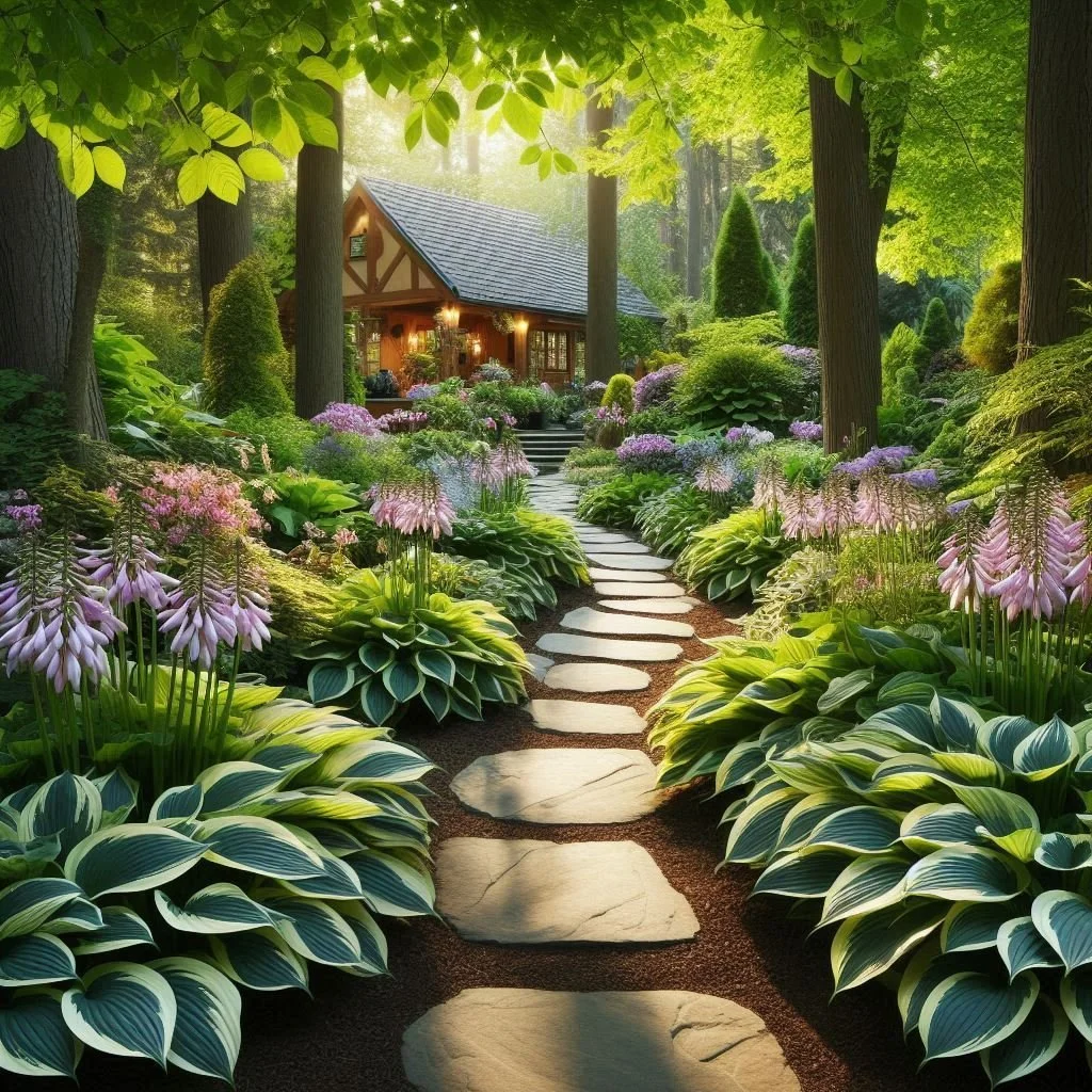 15 Beautiful Hosta Garden Ideas for Lush Shade