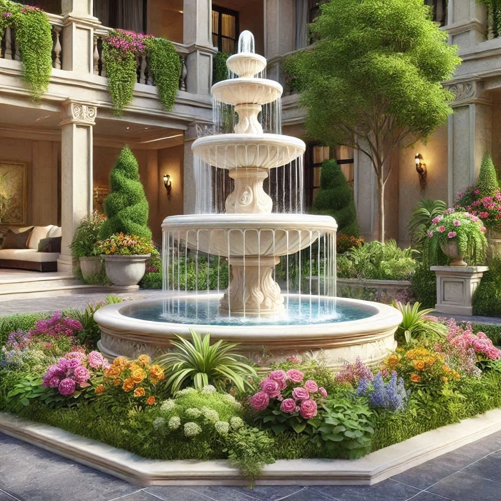 15 Garden Fountain Ideas for a Serene Backyard