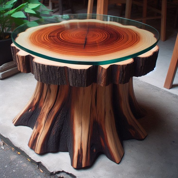 15 Short Tree Stump Ideas for Outdoor Decor